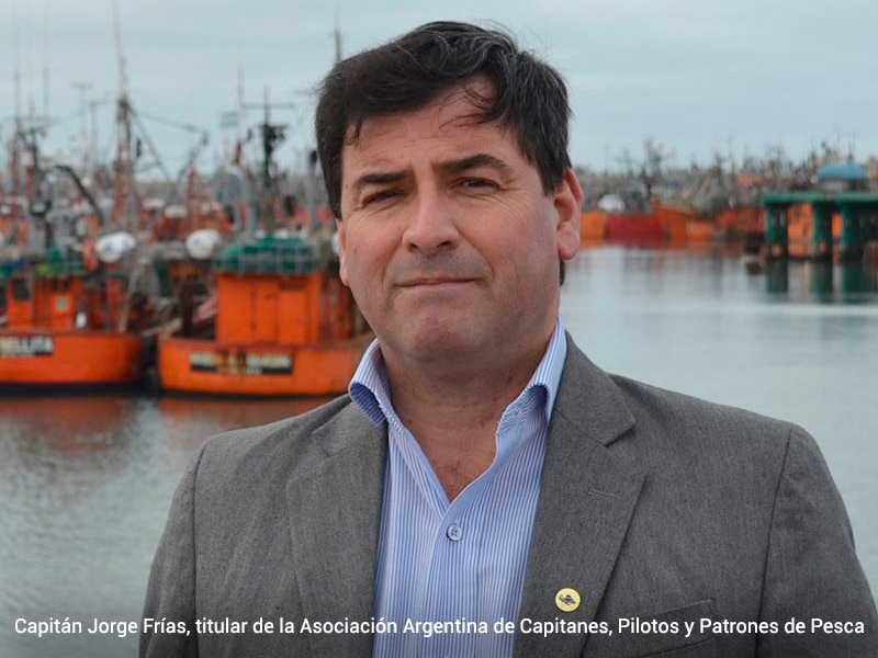 EL CAPITÁN JORGE FRIAS SE REFIERE A LA "PESCA ILEGAL"